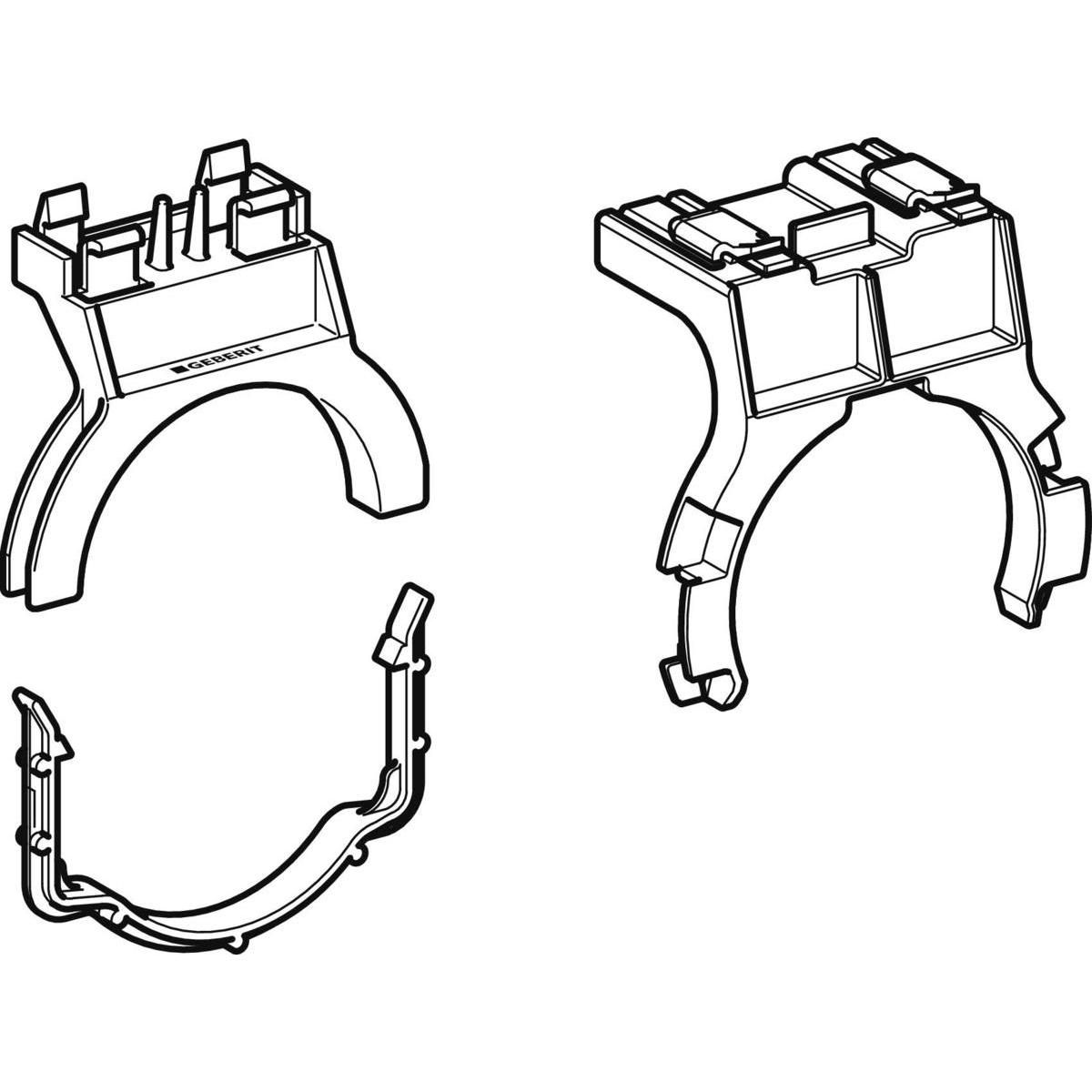 GEBERIT - Collier pour coude de raccordement pour bâti-support pour WC ...