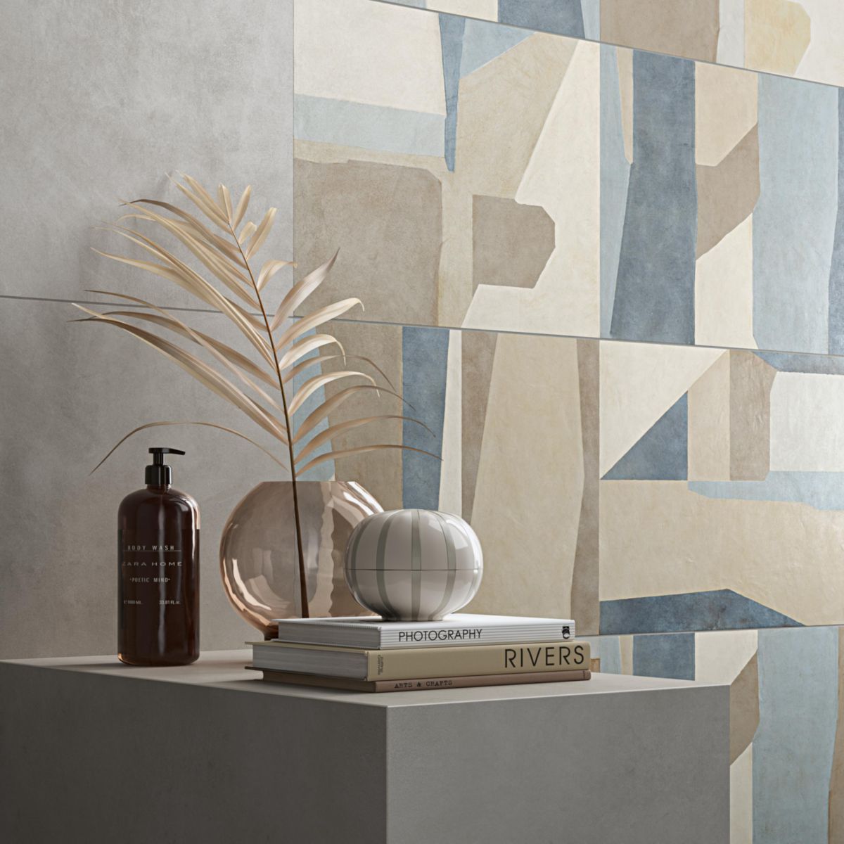 NAXOS - Grès cérame Naxos Chromatica area lago naturel rectifié 40 x 100 cm 0129361 | Cedeo