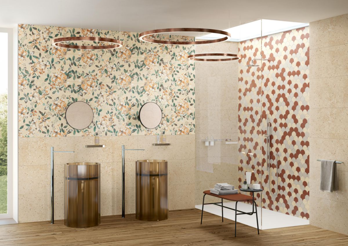 NAXOS - Grès cérame Naxos Chromatica break naturel rectifié 40 x 100 cm ...