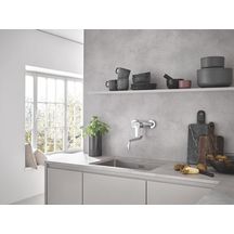 GROHE - Mitigeur monocommande évier chromé Eurosmart Réf. 32224003 | Cedeo