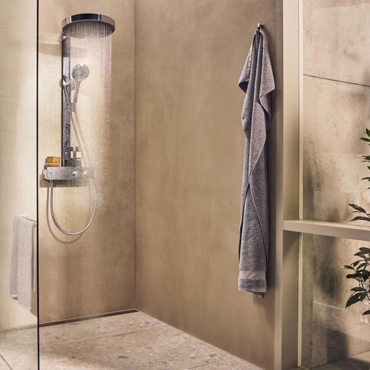 HANSGROHE - Colonne de douche 360 Rainfinity 1jet avec mitigeur ...