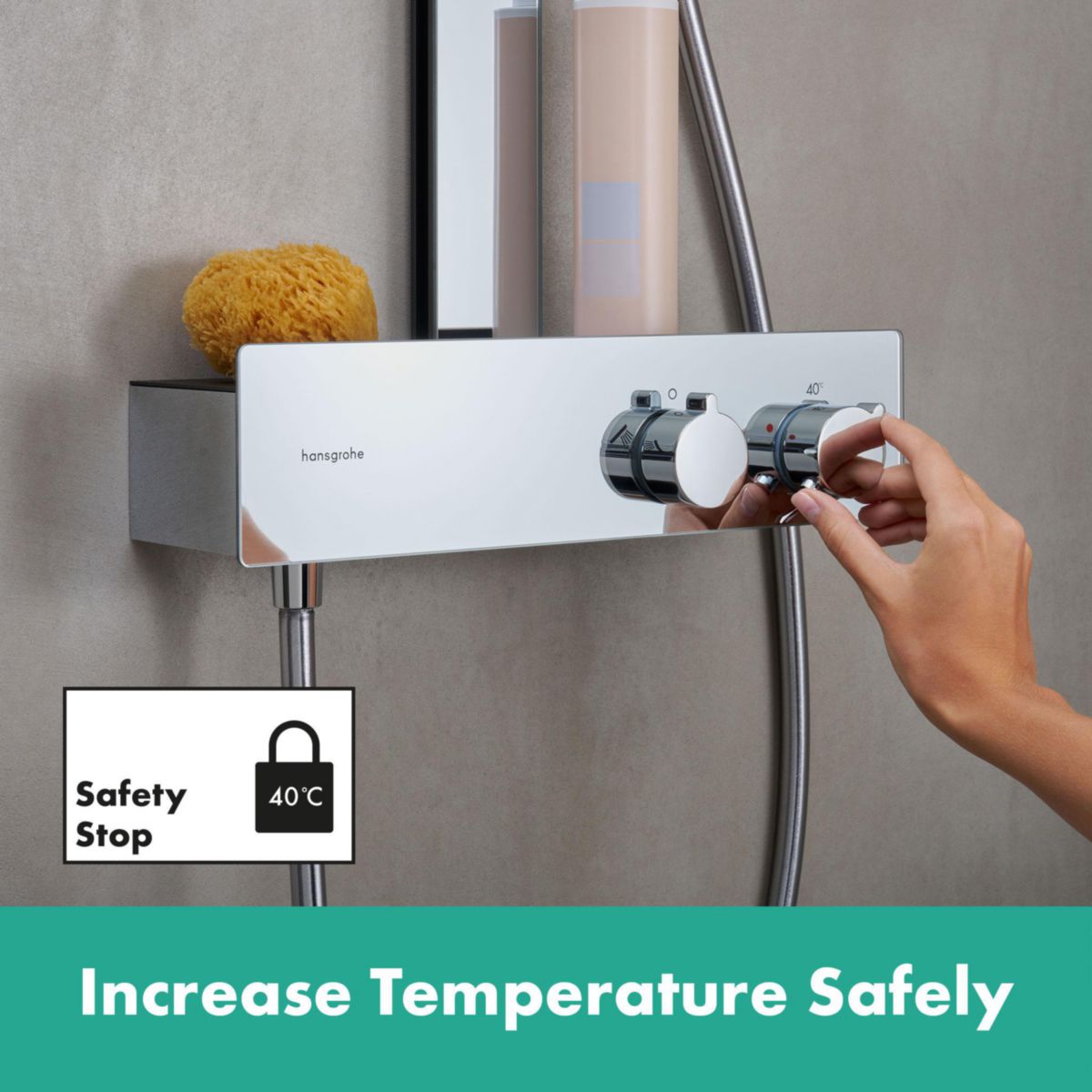 HANSGROHE - Colonne de douche 360 Rainfinity 1jet avec mitigeur ...