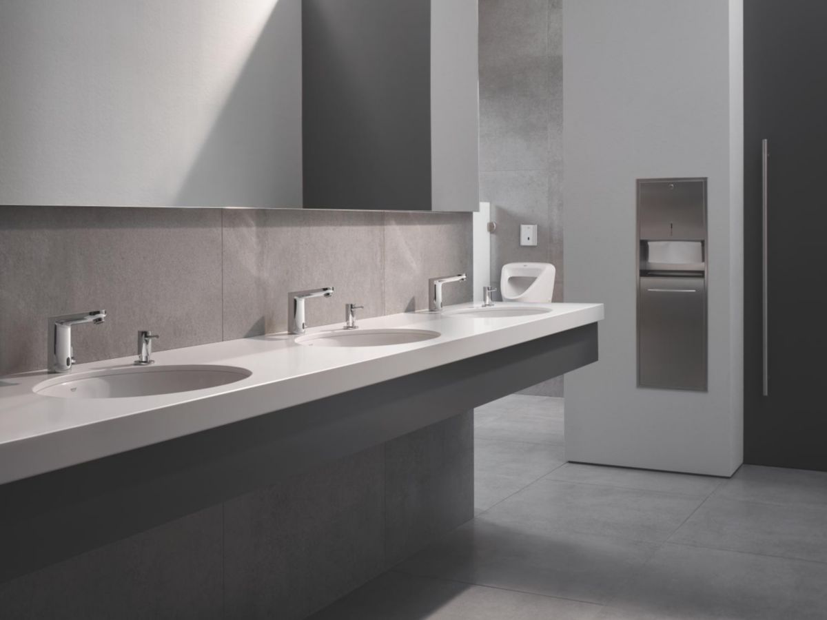 GROHE - Robinet de chasse urinoir à encastrer RAPIDO U, robinet d'arrêt ...