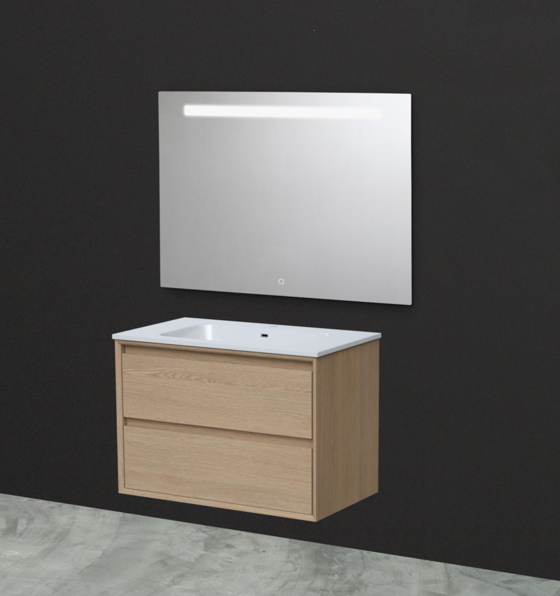 ALTERNA - Miroir Alterna New York éclairage LED 80 x hauteur 70cm | Cedeo