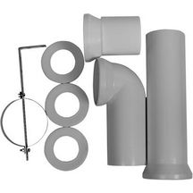 DURAVIT - Set de raccordement VARIO, diamètre 11, universel, sortie ...