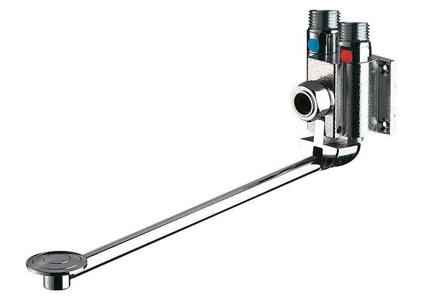 DELABIE - Mitigeur MIXFOOT à commande au pied, fermeture automatique ...