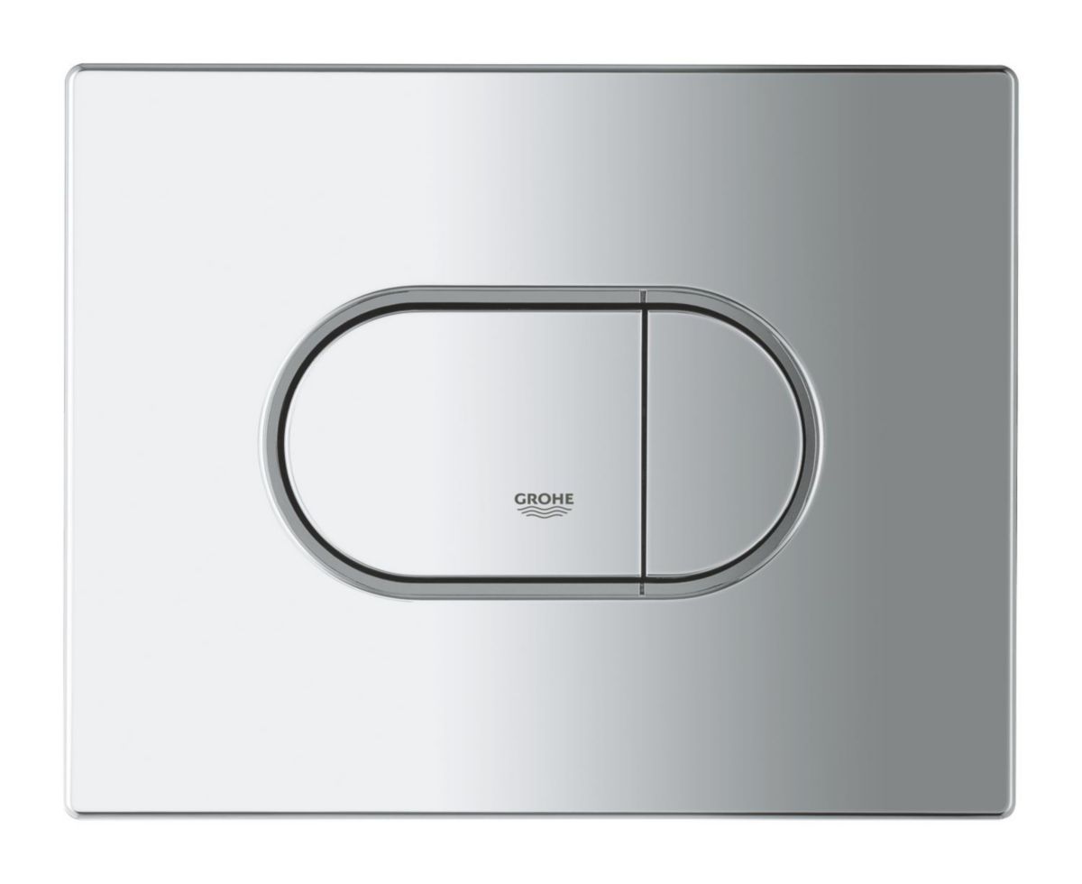 GROHE - Plaque de commande WC ARENA Cosmopolitan, double touche ou ...