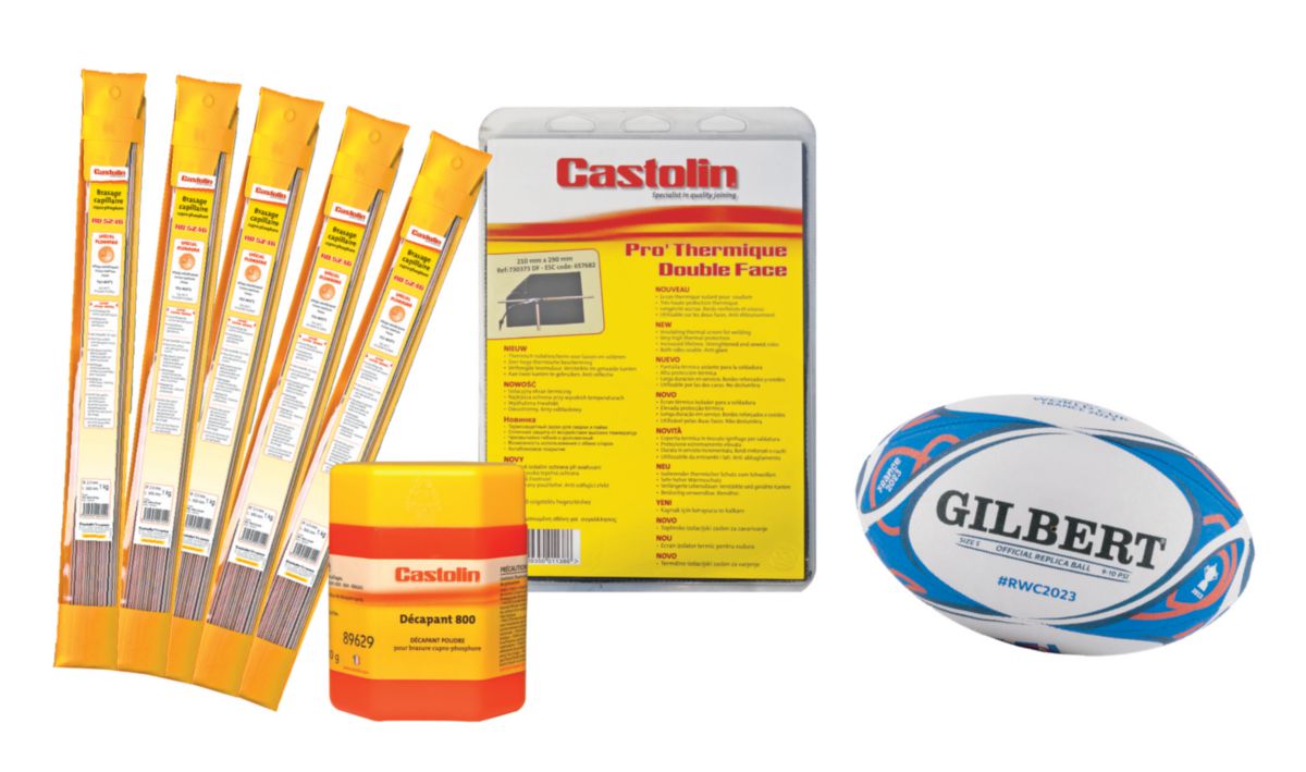 CASTOLIN EUTECTIC - Lot de 5 paquets de baguettes RB5246 Ø2,0 1kg ...