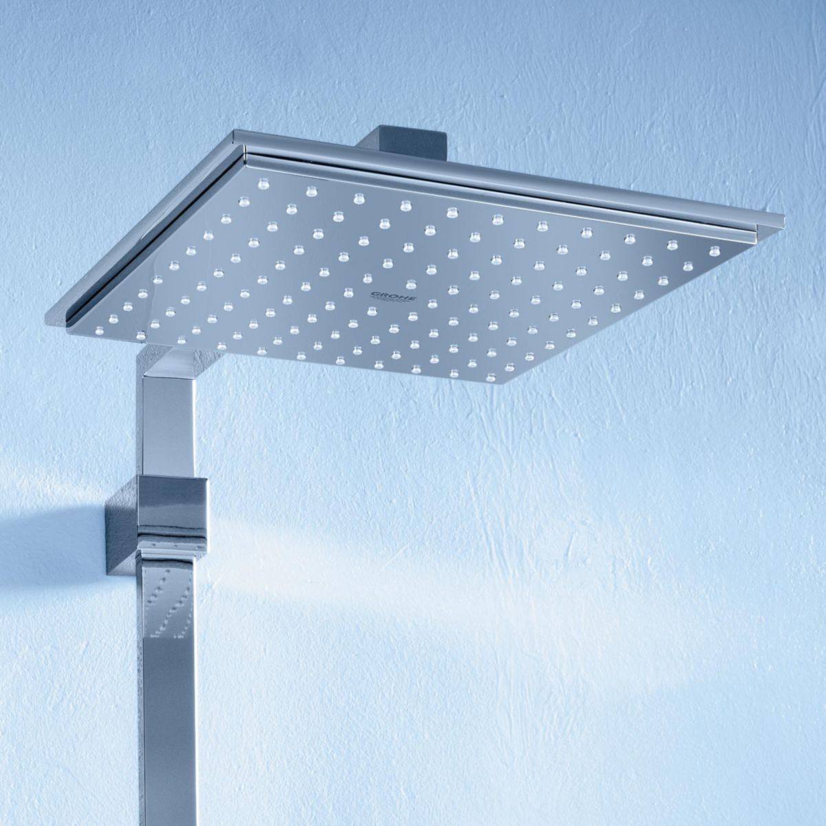 GROHE - Colonne de douche avec mitigeur thermostatique Euphoria Cube ...