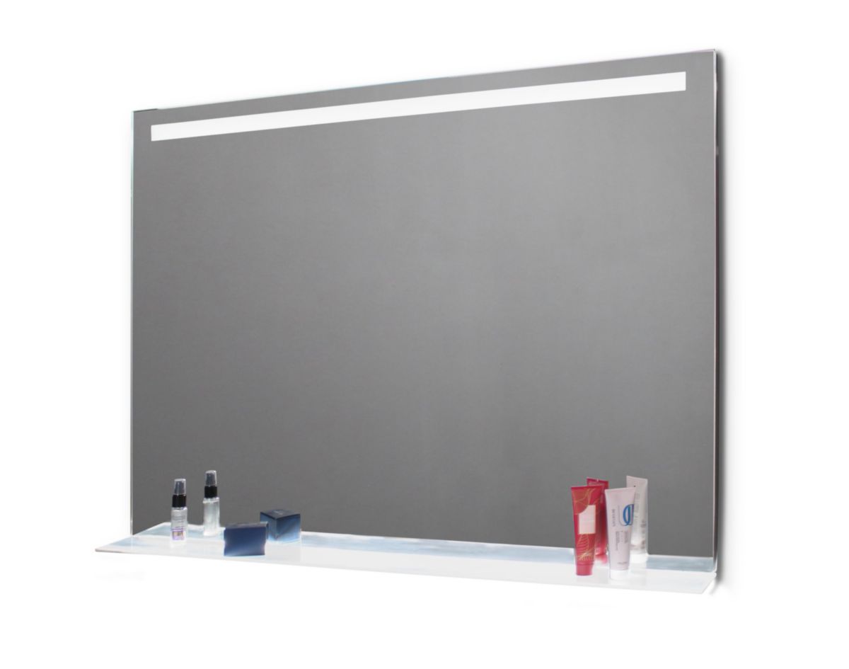 Alterna Miroir Alterna Dubai éclairage Led 120xh80 Cm Avec Tablette