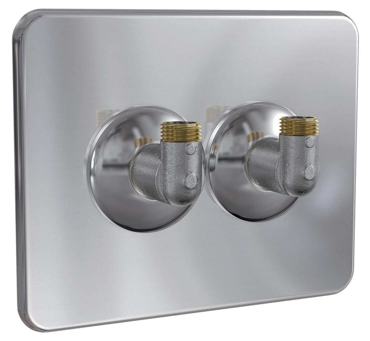 ROBIFIX - Cache ROBIFIX entraxe 50mm avec coudes réf 009115 | Cedeo