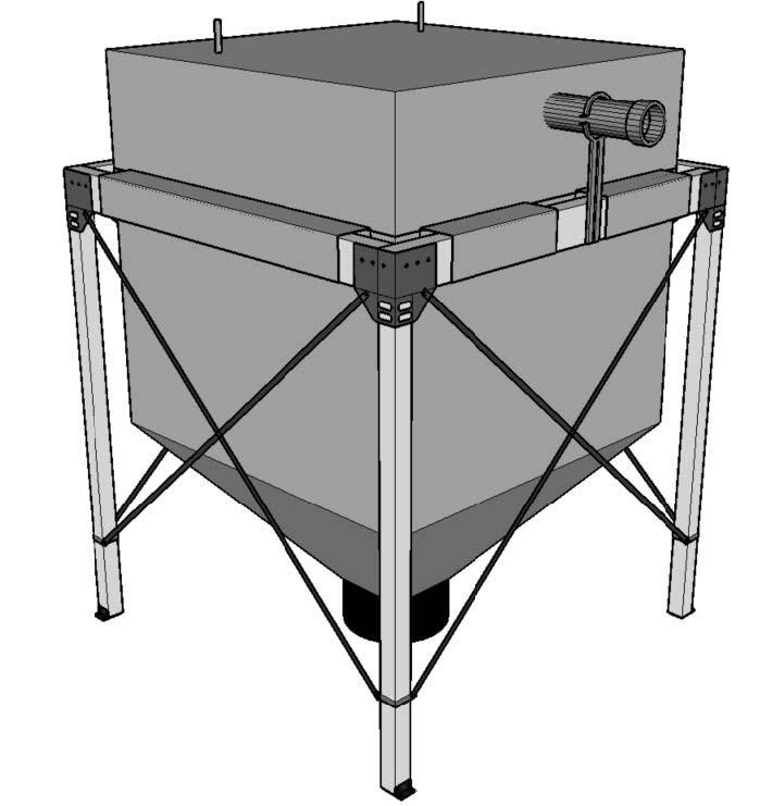 HS FRANCE - Pack silo textile MS 2,2 tonnes pour PELTEC réf: TSAMS22-PT ...