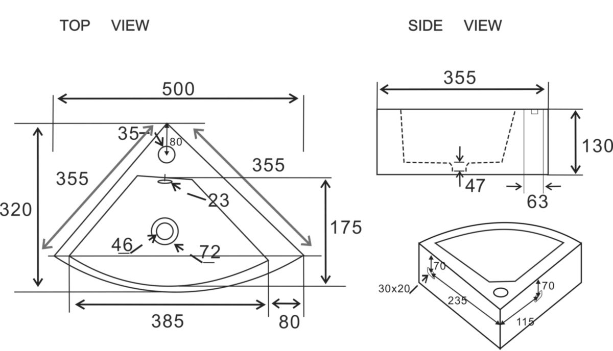 ALTERNA - Lave-main d'angle Alterna Concerto | Cedeo