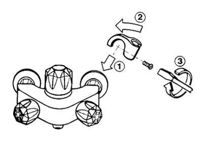 GROHE - Support de douchette Relexa Chromé 28788000 | Cedeo