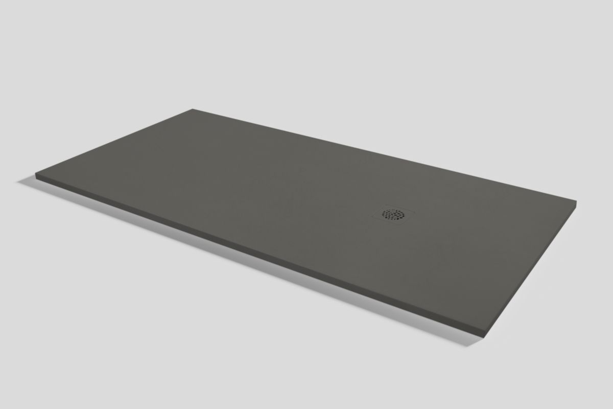 ACQUABELLA CONSTRUPLAS - RECEVEUR DE DOUCHE BASE NUDE 90 GRIS LAVE ...