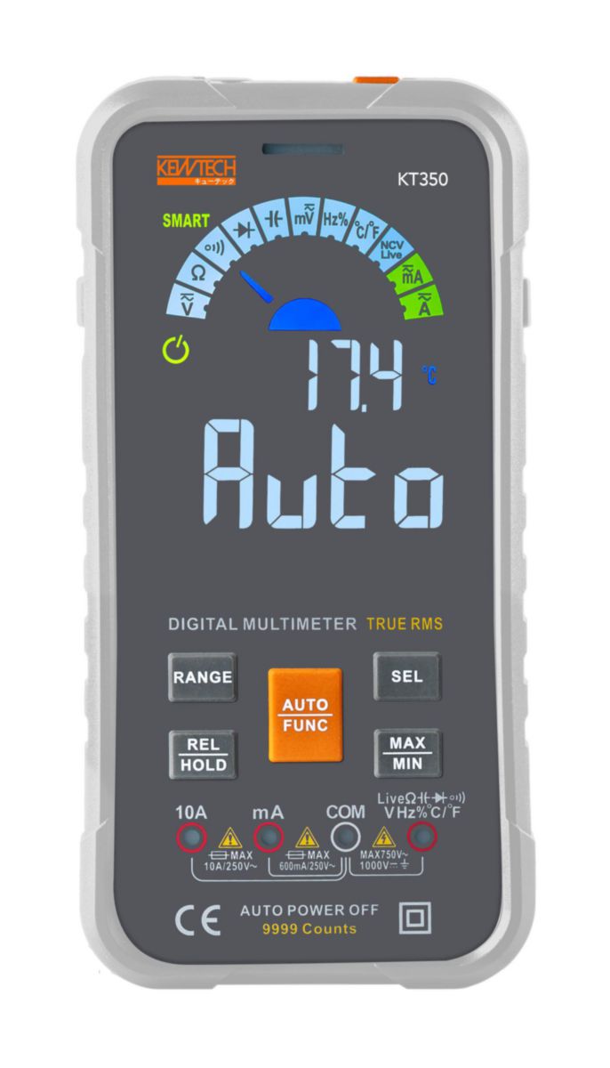 KYORITSU - Multimètre numérique TRMS automatique 1000 points écran OLED Réf. KT350 | Cedeo