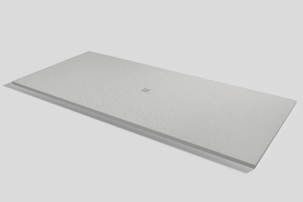 ACQUABELLA CONSTRUPLAS - RECEVEUR DE DOUCHE BASE MIA SLATE 90 IVOIRE ...