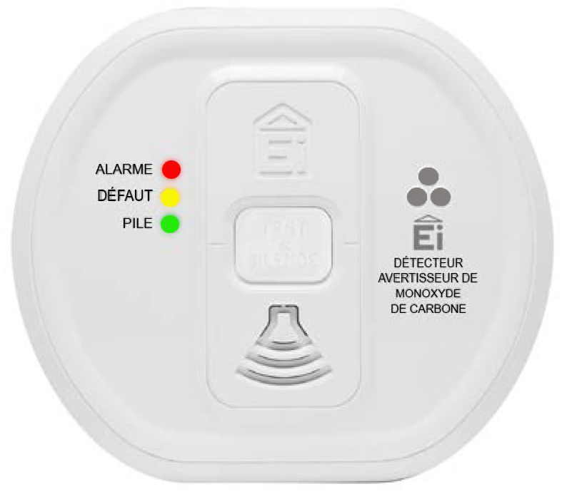EI ELECTRONICS/THE EI - Détecteur de monoxyde de carbone DAACO pile ...