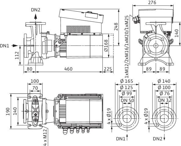 WILO - Circulateur Collectif EC stratos giga b 32/1-19/1,2-r1 pompe ...