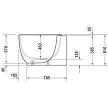 DURAVIT - Baignoire LUV angle droit à gauche réf. 700431000000000 | Cedeo