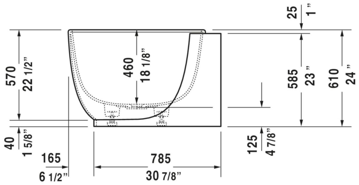 DURAVIT - Baignoire LUV version tablier 3 faces réf. 700433000000000 ...