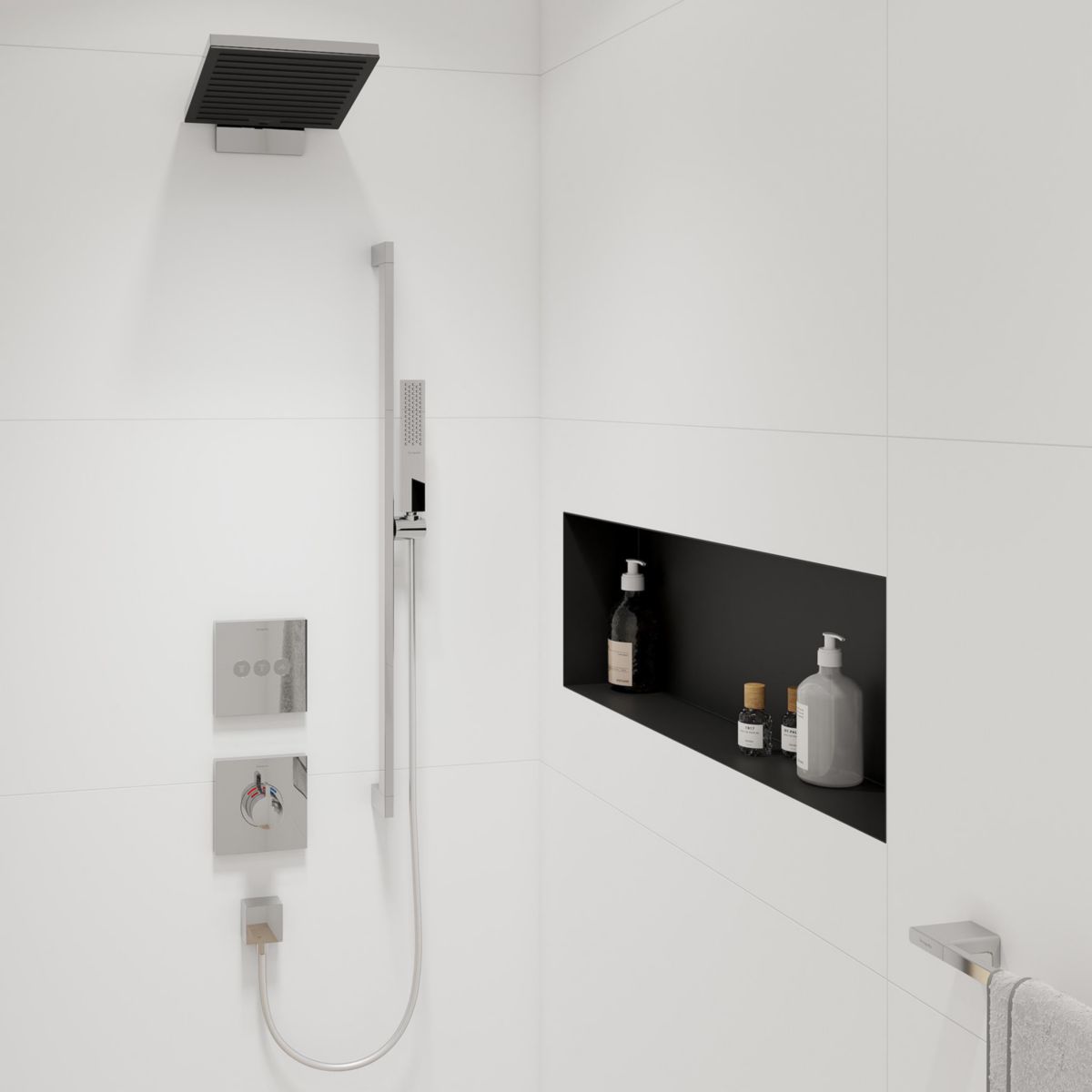 HANSGROHE - hansgrohe Pulsify E Douche de tête 260 2jet avec raccord ...