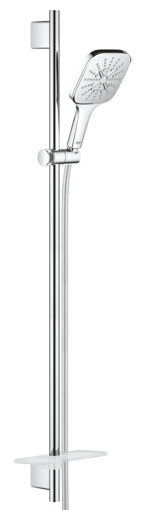GROHE - Ensemble de douche 3 jets avec barre Rainshower SmartActive 130 ...