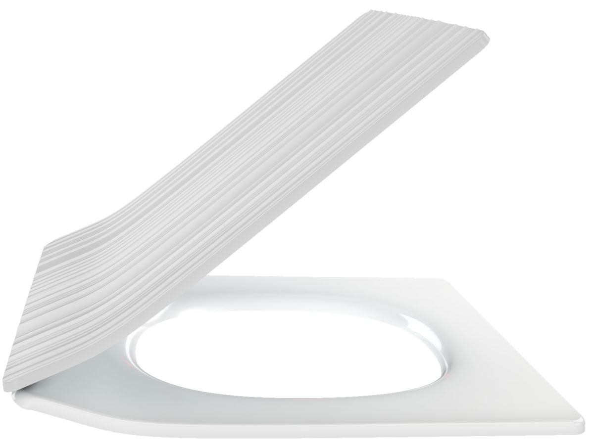 JACOB DELAFON - Abattant thermodur extra-plat GRANDS BOULEVARDS frein de chute dé clipsable ...