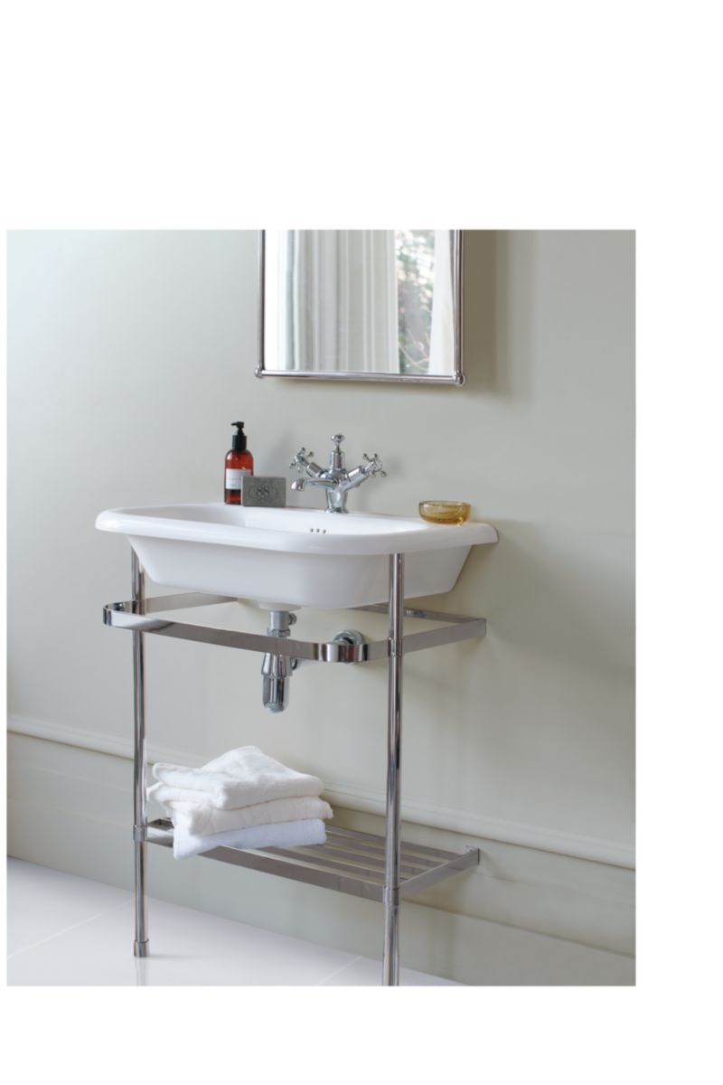 AQUATOP (BAIN) - Lavabo traditionnel à encastrer sur piètement ...