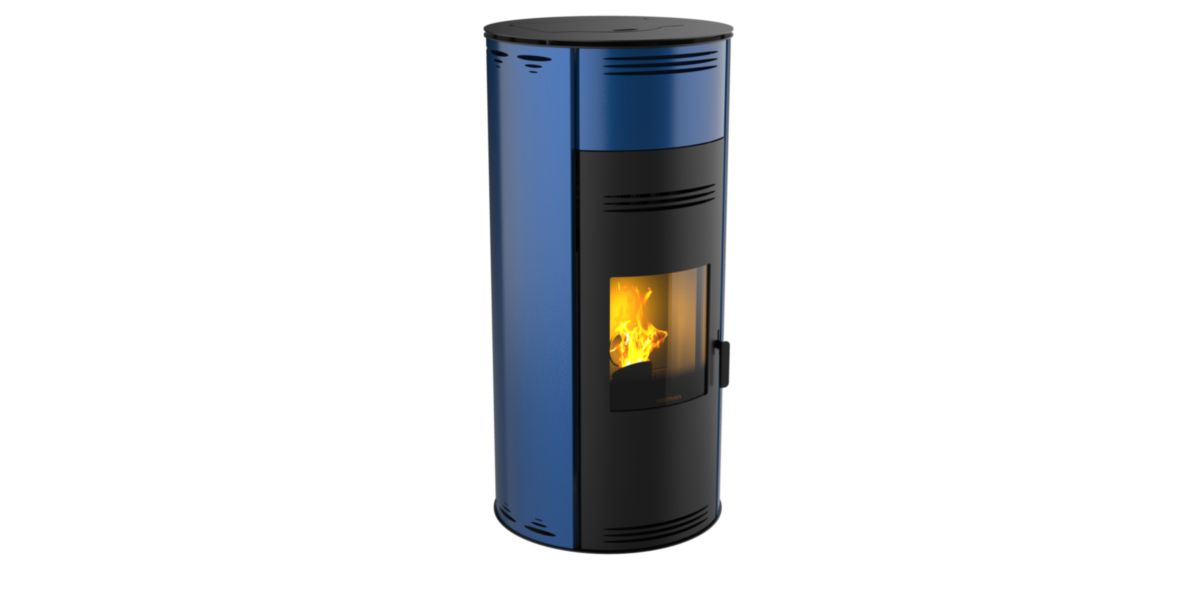 SELF CLIMAT MORVAN - POELE ACIER A GRANULES DE BOIS MORVAN"SPH'R" XL 3. ...