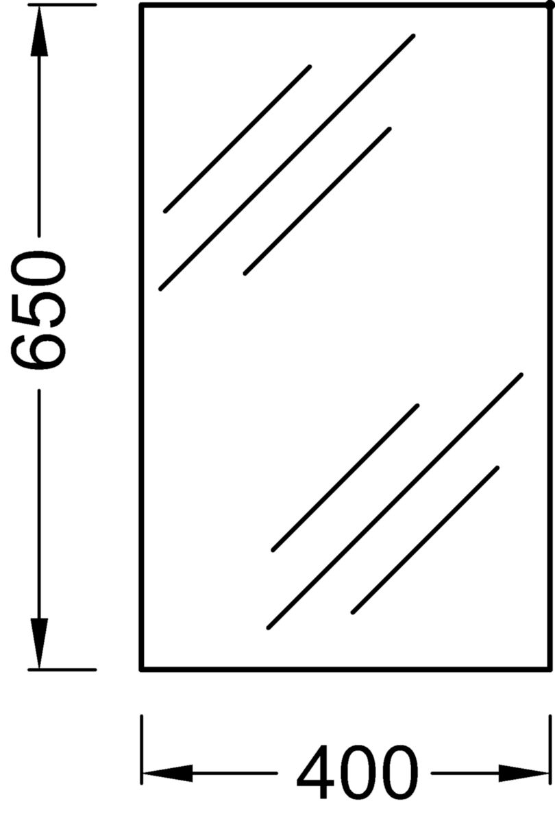 JACOB DELAFON - Miroir Formilia 40 x 4 x 65 cm sans éclairage ni ...