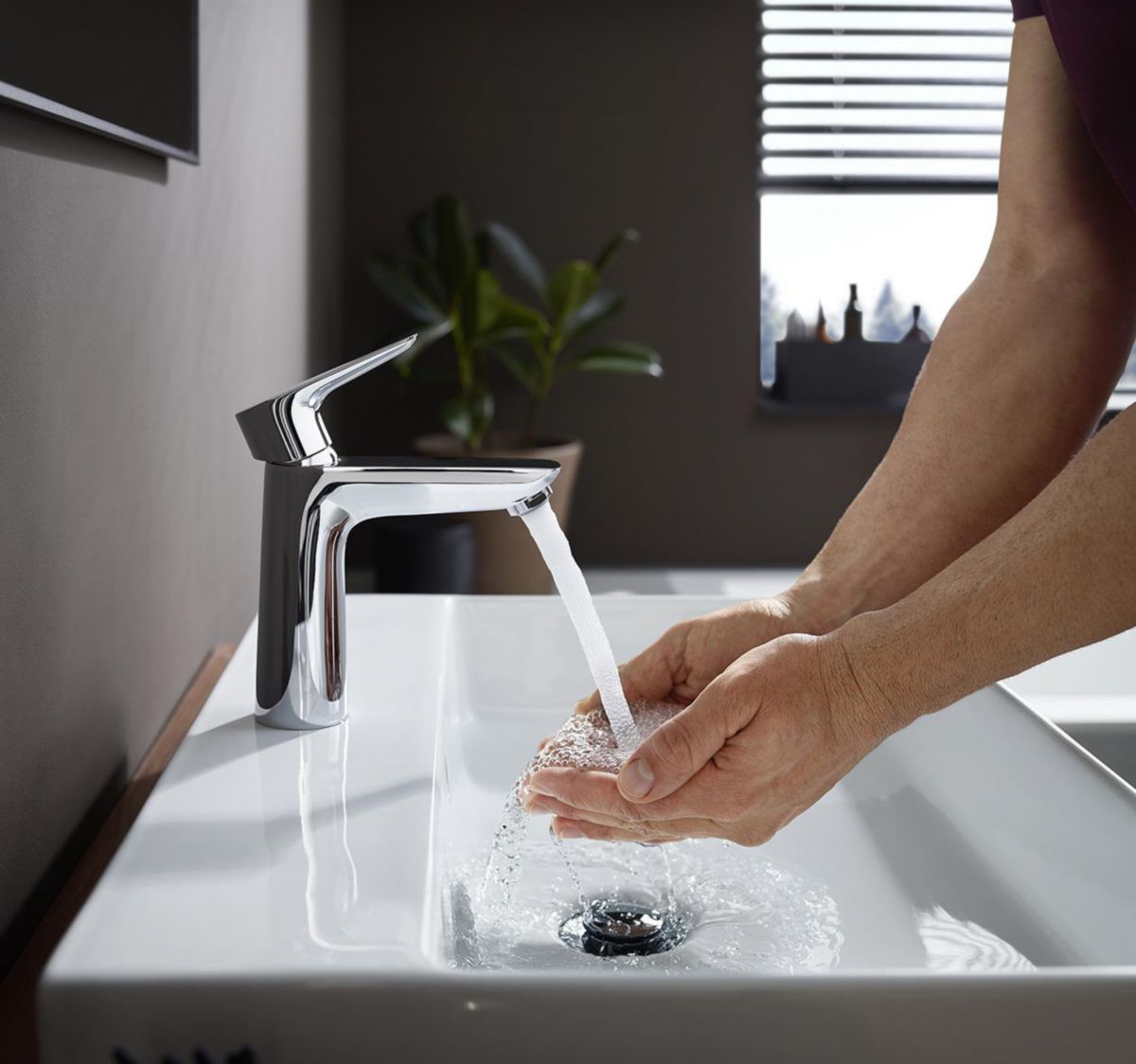 HANSGROHE - Mitigeur de lavabo Talis E 110 avec tirette et vidage Réf ...