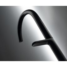 AXOR - Mitigeur lavabo AXOR ONE Select 170, bonde Push-Open Noir mat ...