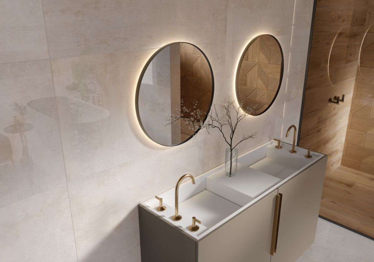 KERABEN - Grès cérame Keraben Universe beige starlight 60 x 120 cm P0004928 | Cedeo