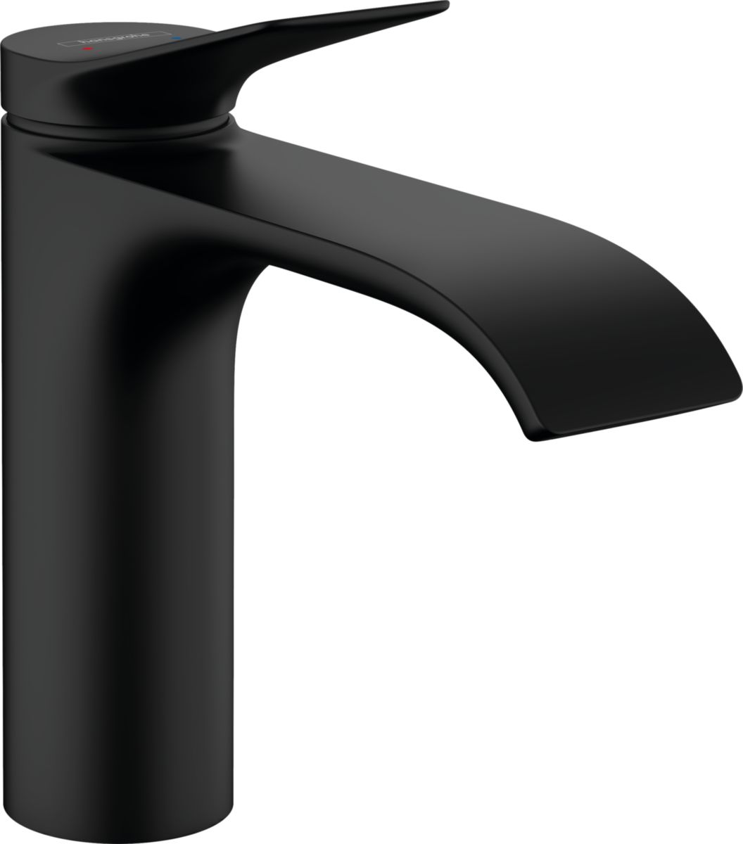 HANSGROHE - Mitigeur de lavabo VIVENIS 110 avec tirette et vidage Noir ...