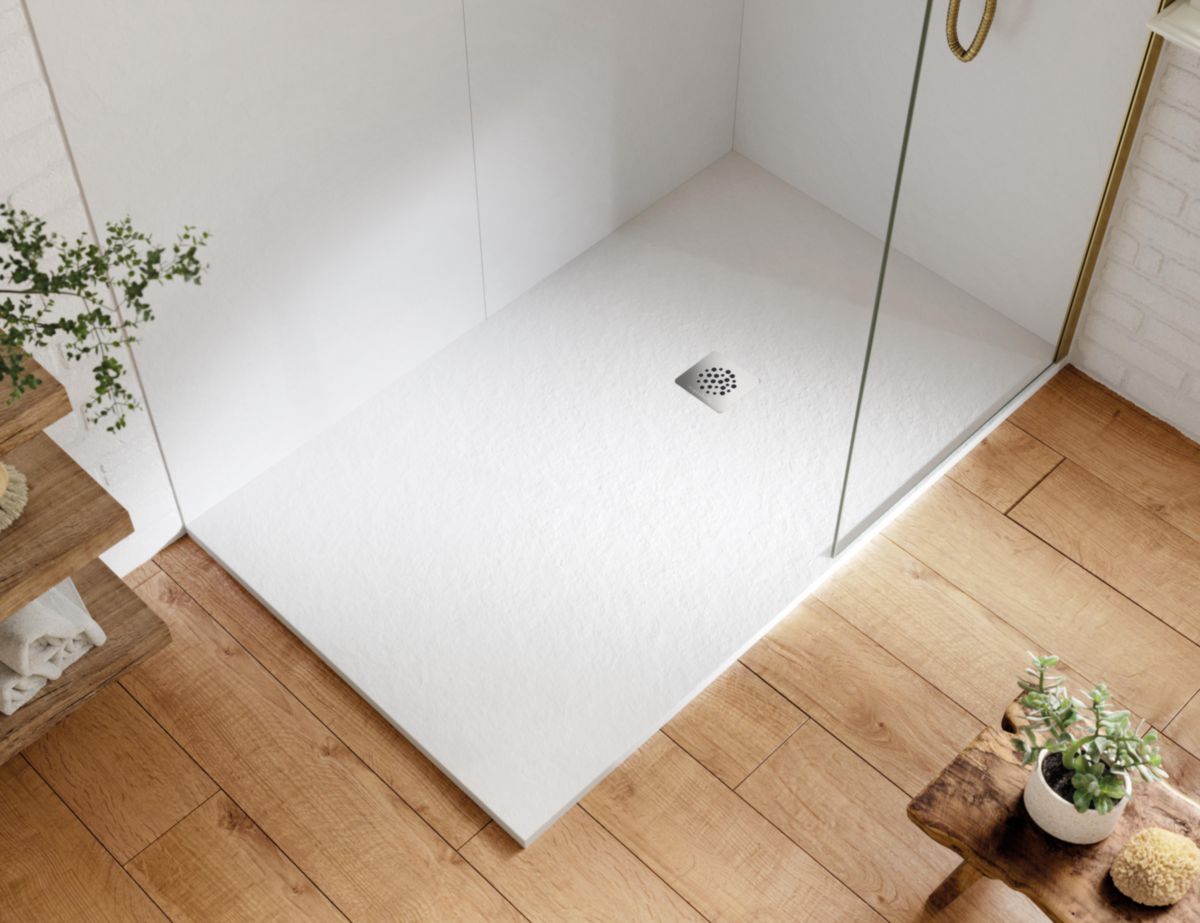 ACQUABELLA CONSTRUPLAS - Receveur de douche Plume Slate 80 Blanco. (180 ...