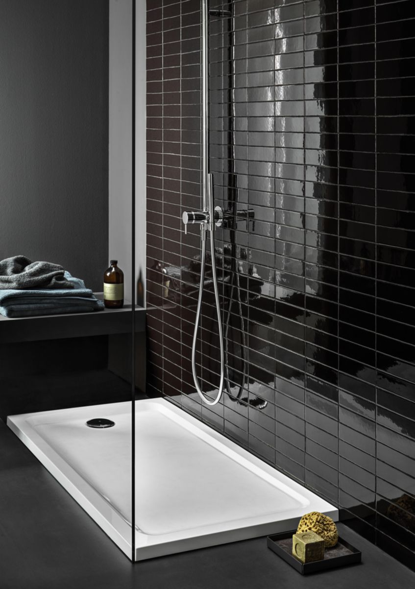 GEBERIT - Receveur de douche rectangulaire Melua à poser/à encastrer ...