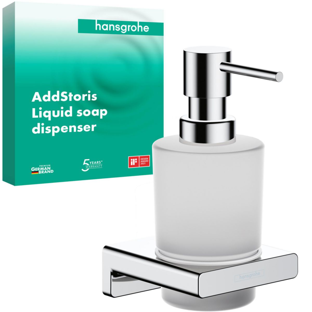 HANSGROHE - Distributeur de savon liquide AddStoris chrome Réf ...