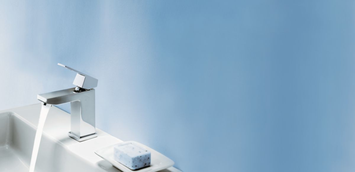 GROHE - Mélangeur lavabo EUROCUBE 3 trous taille S avec vidage Chromé ...