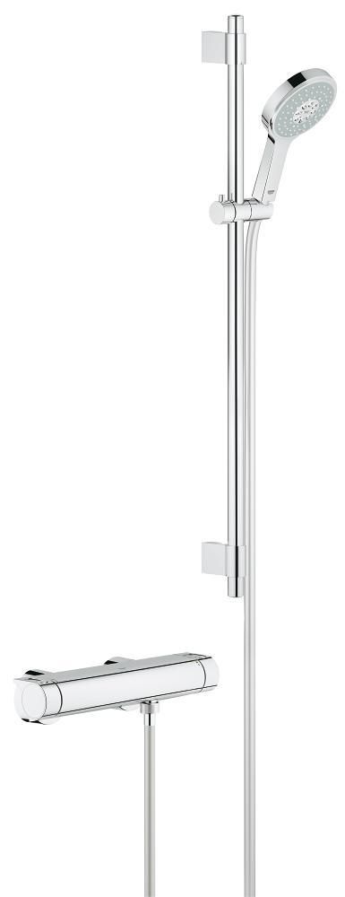 GROHE - Mitigeur thermostatique douche GROHTHERM 2000 avec barre de ...