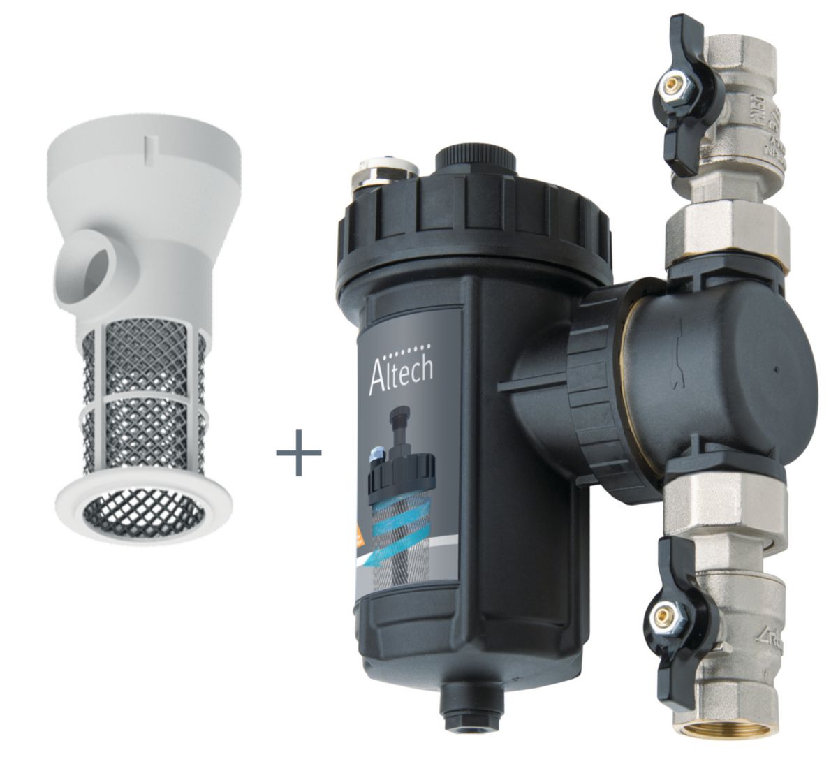 ALTECH - Filtre magnétique spécial PAC pour circuits de chauffage 1 ...