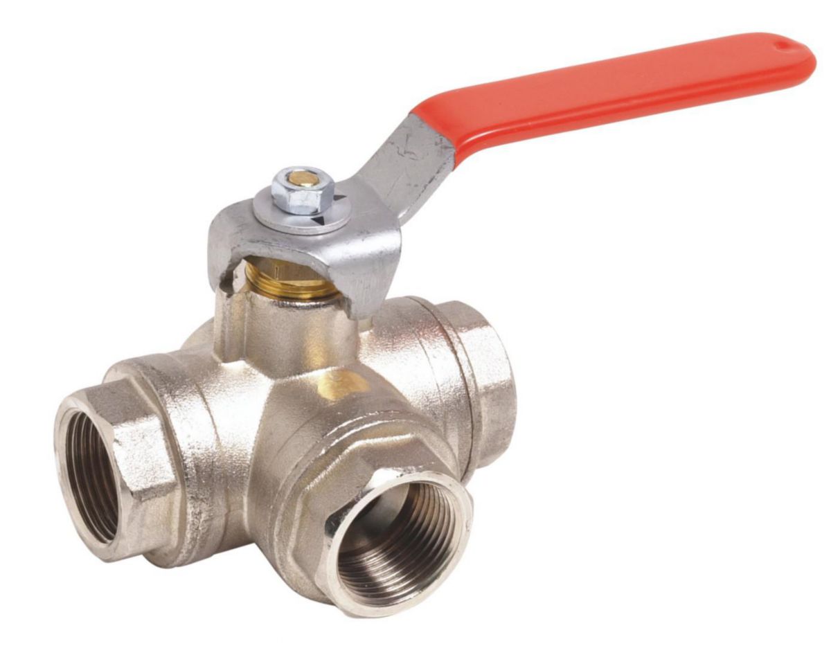 SFERACO - RBS laiton 3 voies en T, taraudé BSP 3/4 réf 514005 | Cedeo