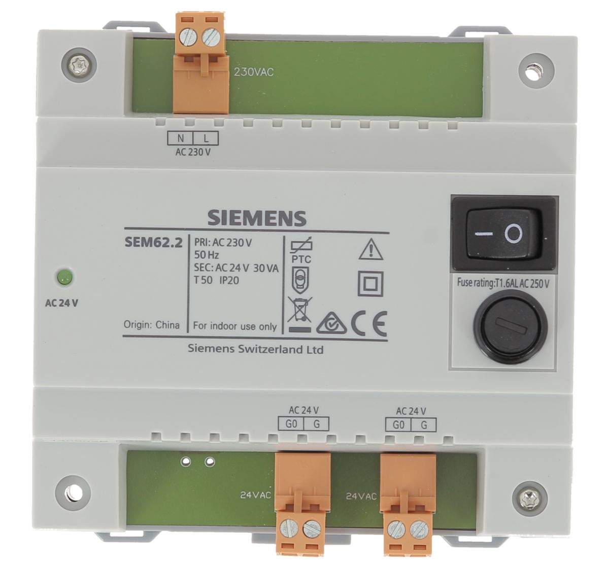 SIEMENS - Transformateur modulaire Réf BPZ: SEM62.2 | Cedeo