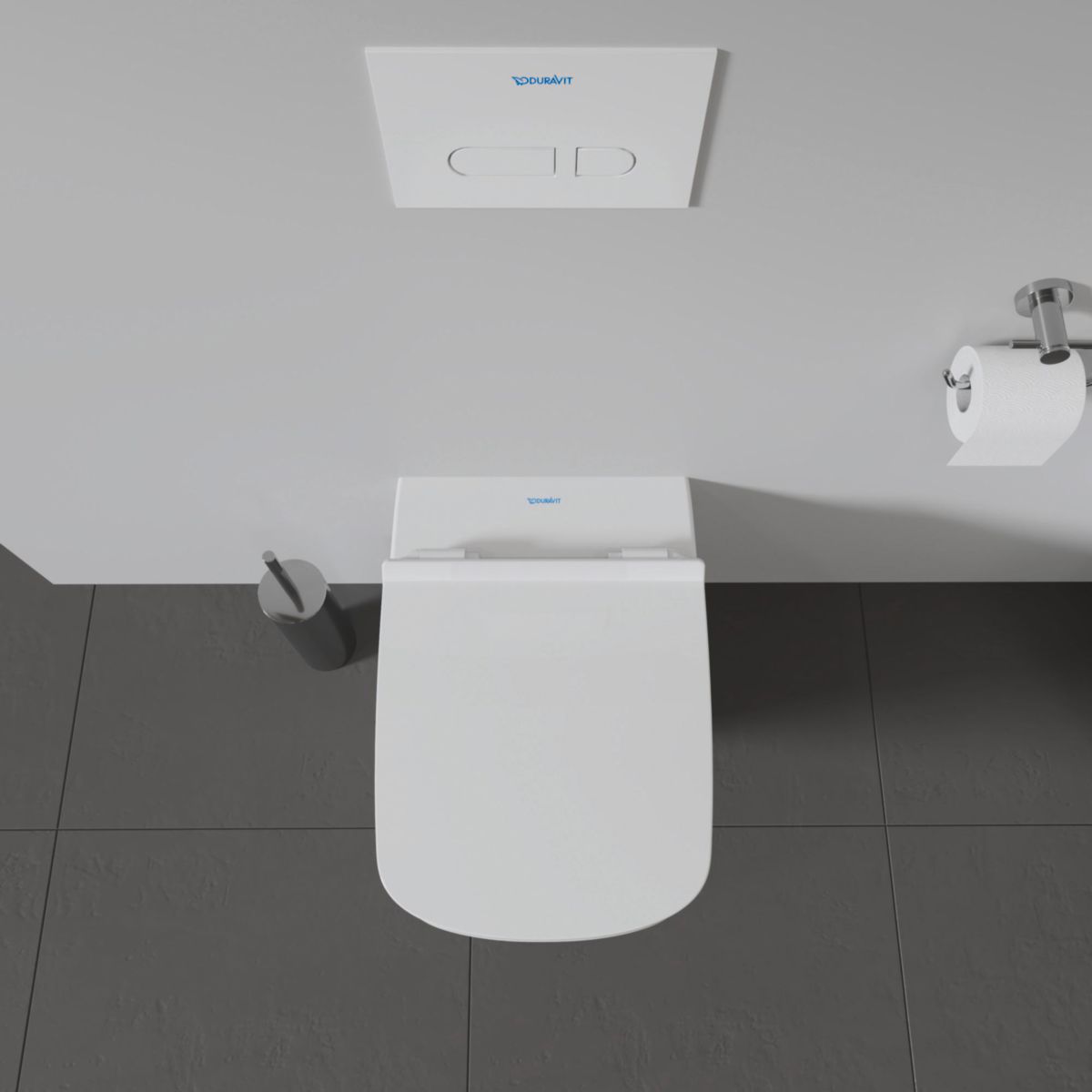 DURAVIT - Cuvette suspendu 540mm Durastyle blanc fond creux Rimless ...