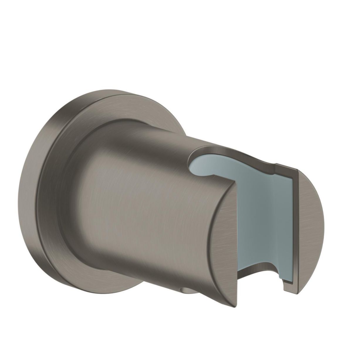 GROHE - Support mural pour douchette Rainshower Hard Graphite brossé REF.27074AL0 | Cedeo