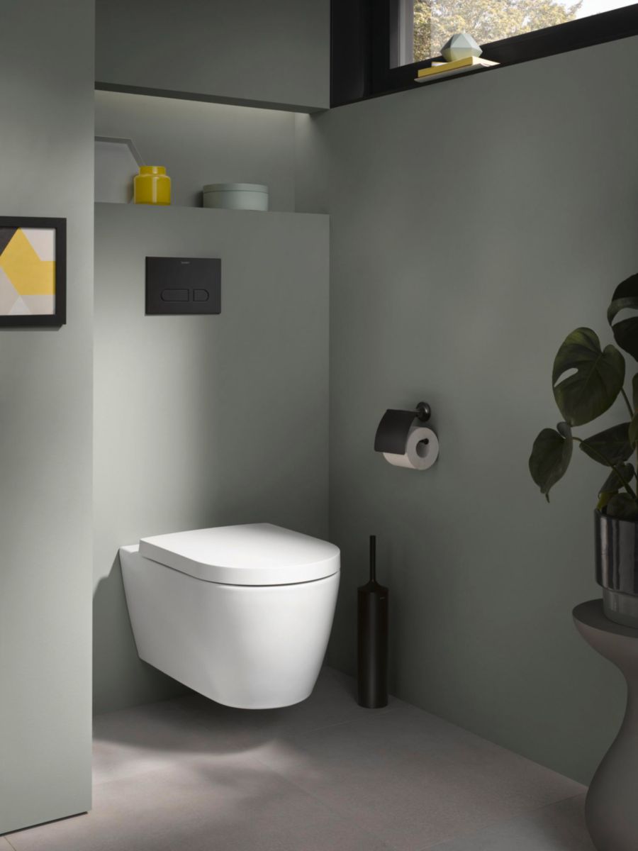 DURAVIT - Cuvette suspendue Me by Starck rimless à fond creux, système ...