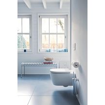 DURAVIT - Cuvette suspendue Me by Starck rimless à fond creux, système ...