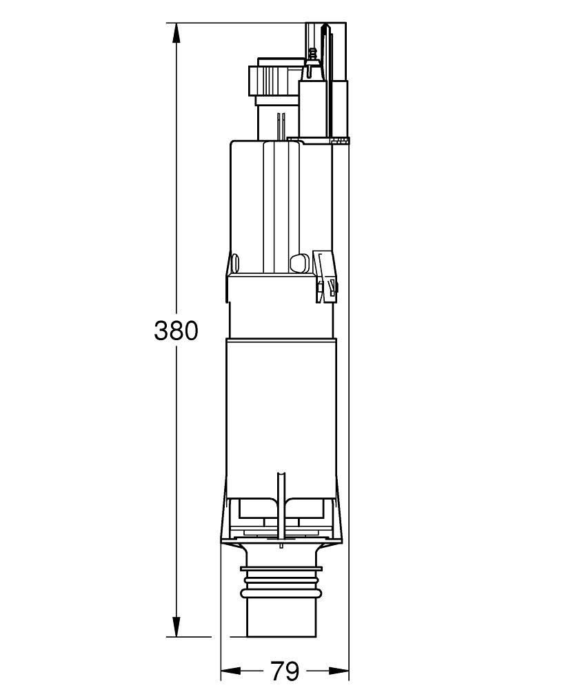 GROHE - Soupape double capillaire réf. 42253000 | Cedeo
