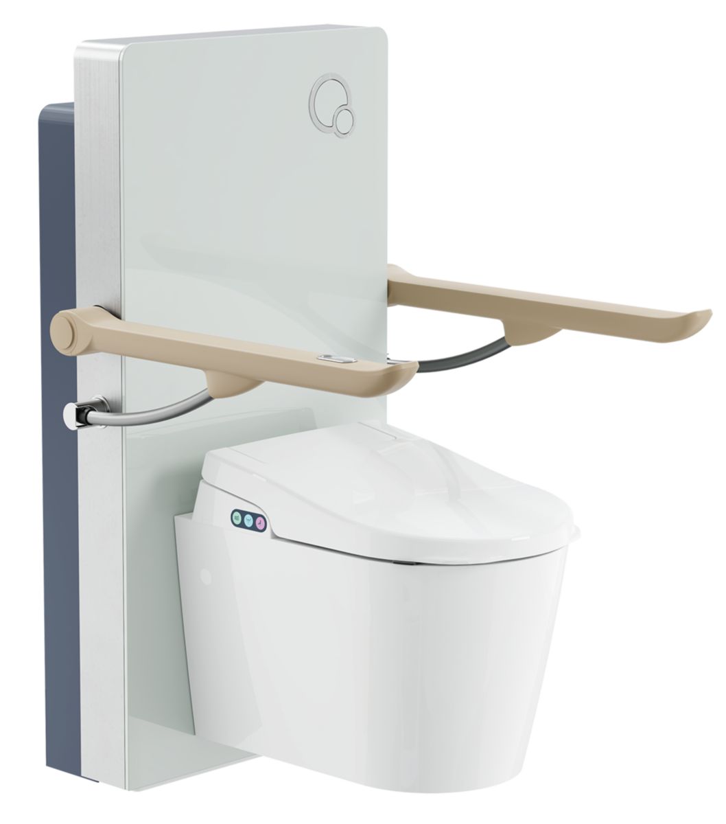 AKW INTERNATIONAL - Pack WC lavant dit japonais suspendu LEVITA à hauteur variable Ref. 28414 ...