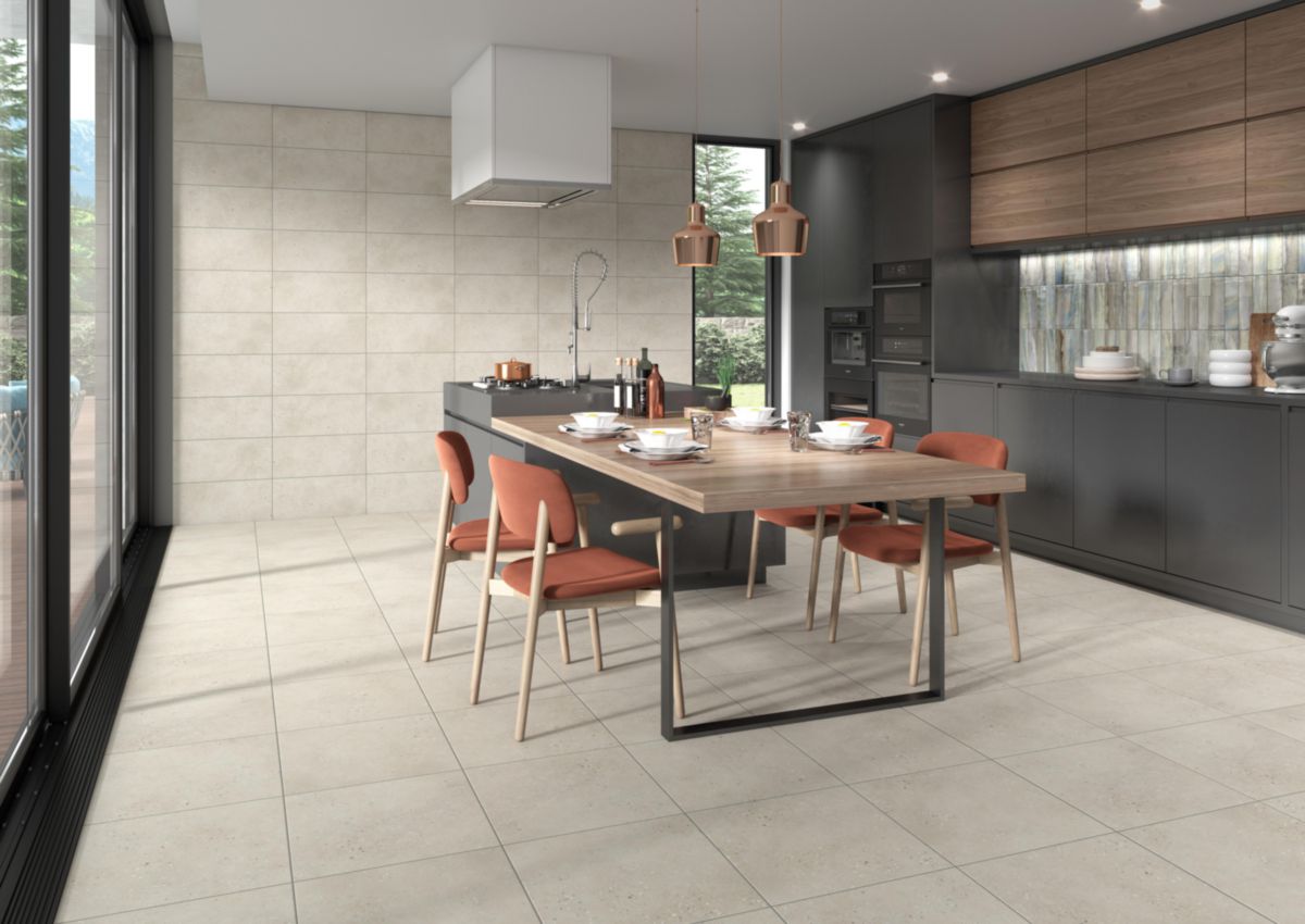 CINCA - Faïence Cinca Retro Shapes Sable mat 25 x 55 cm 6207/950 | Cedeo